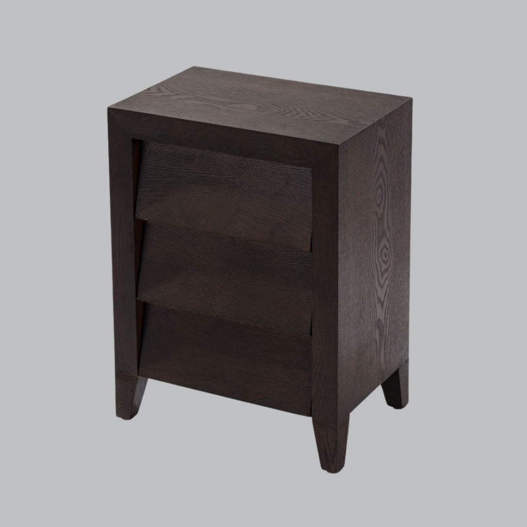 Brio Chocolate Finish Bedside Table – Deccori Home