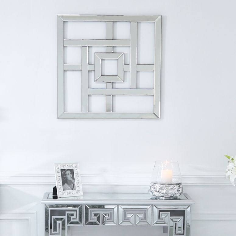 40cm Geo Mirror Wall Art – Deccori Home