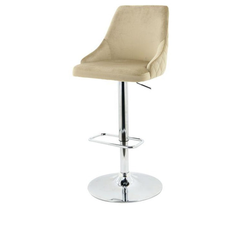 Oakley Champagne Velvet Bar Stool – Deccori Home